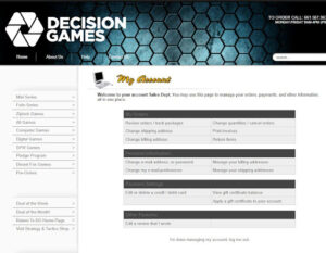 Support - Decision Games